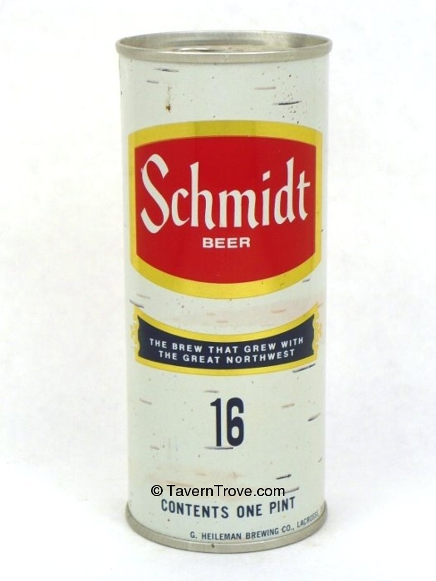 Item #1054 1972 Schmidt Beer Tab Top Can T167-03