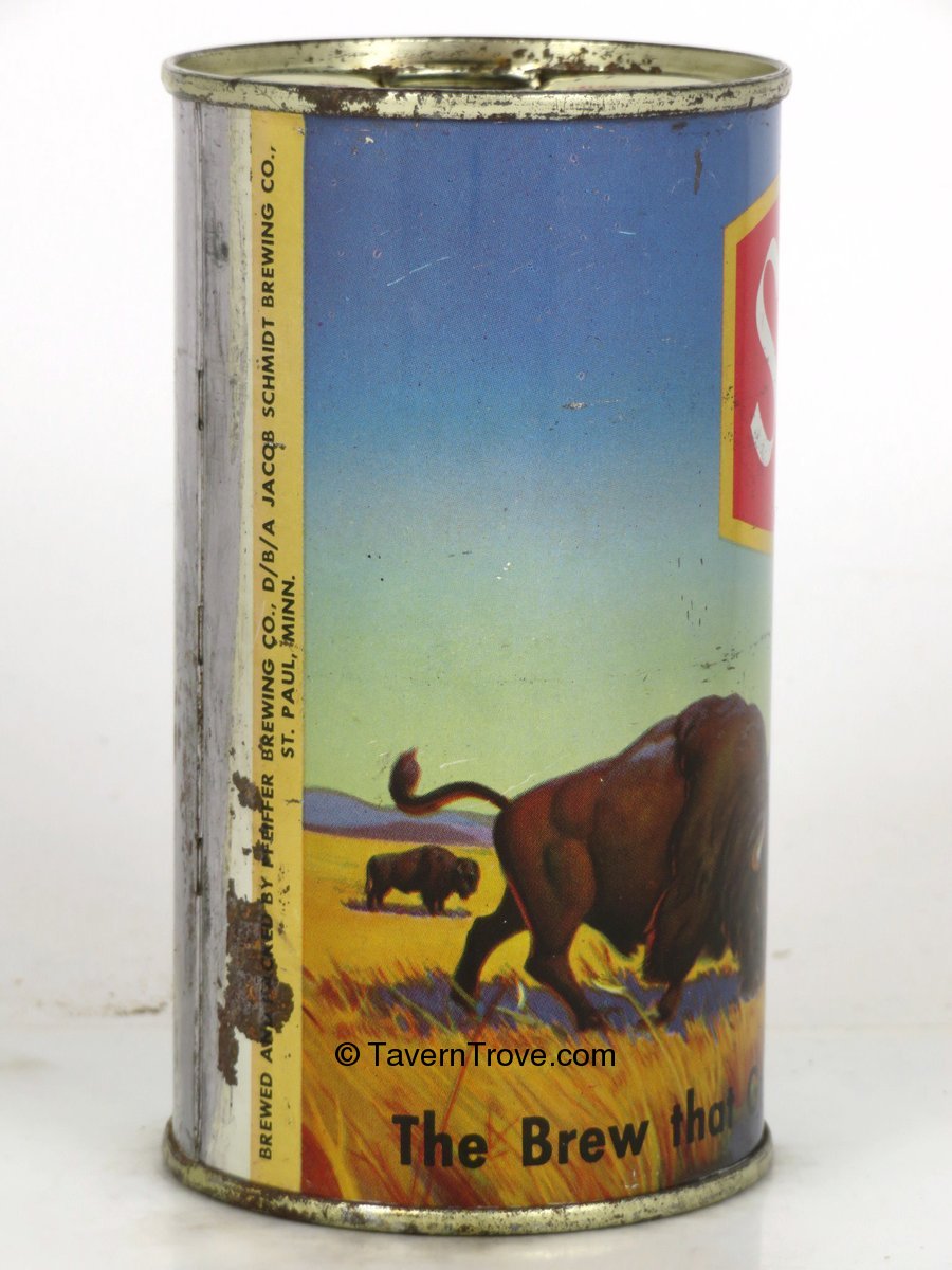 Item #59943 1954 Schmidt Beer "Buffalo" Flat Top Can 130-18