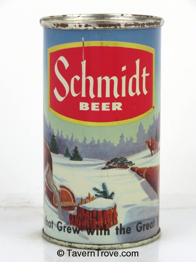 Item #96144 1954 Schmidt Beer "Moose" Flat Top Can 130-40
