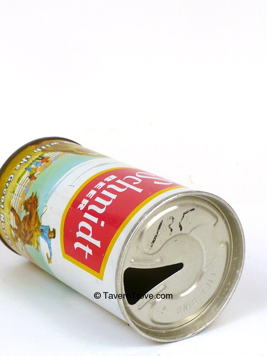 Item #27538 1967 Schmidt Beer (Cowboys at Rodeo) Tab Top Can SCH4/13