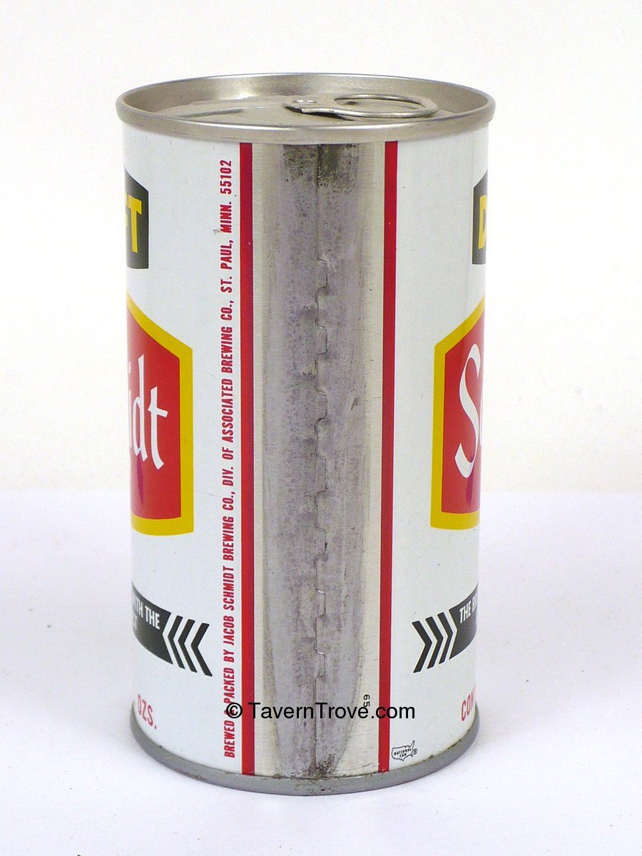 Item #18047 1967 Schmidt Draft Beer Tab Top Can T122-03