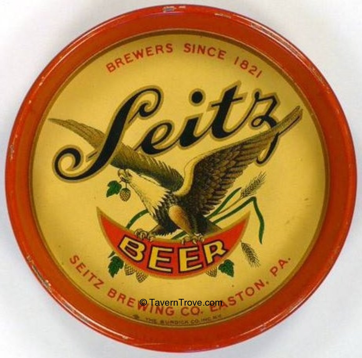 Item #54995 1936 Seitz Beer Tip Tray