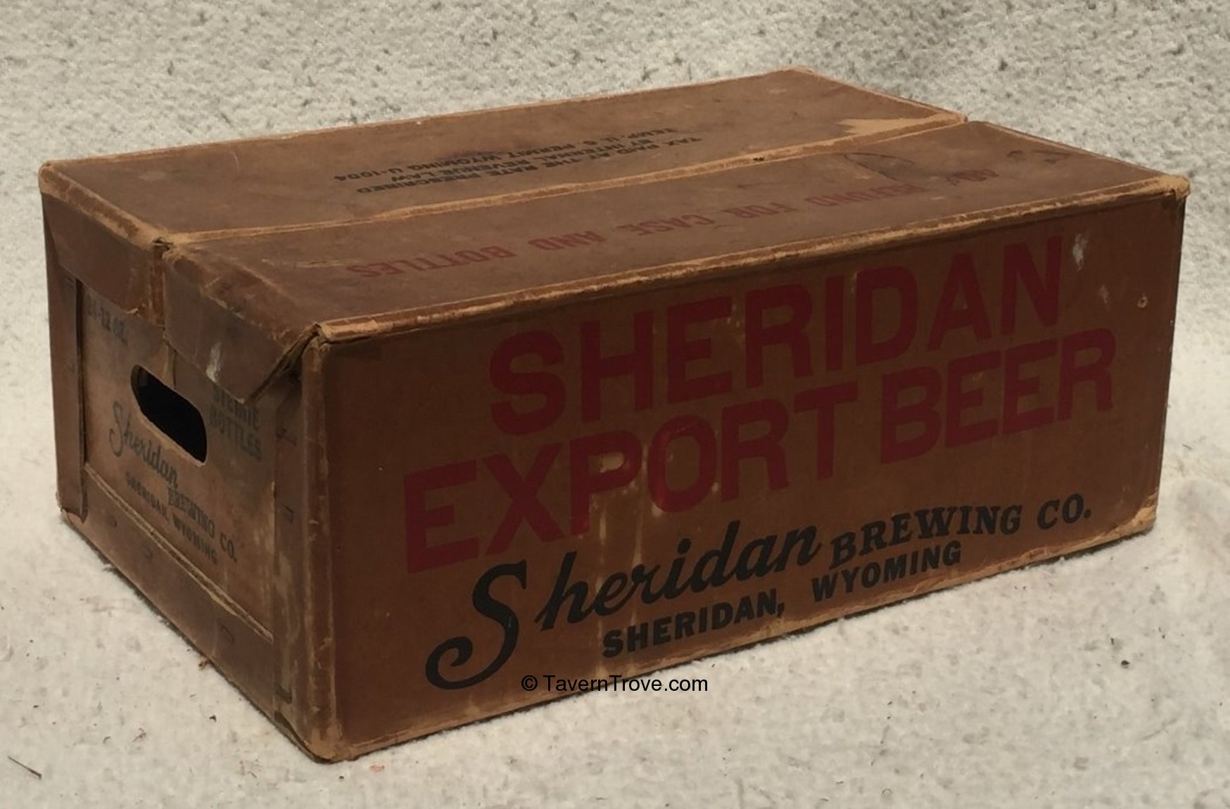 Item #36325 1937 Sheridan Export Beer Case Box