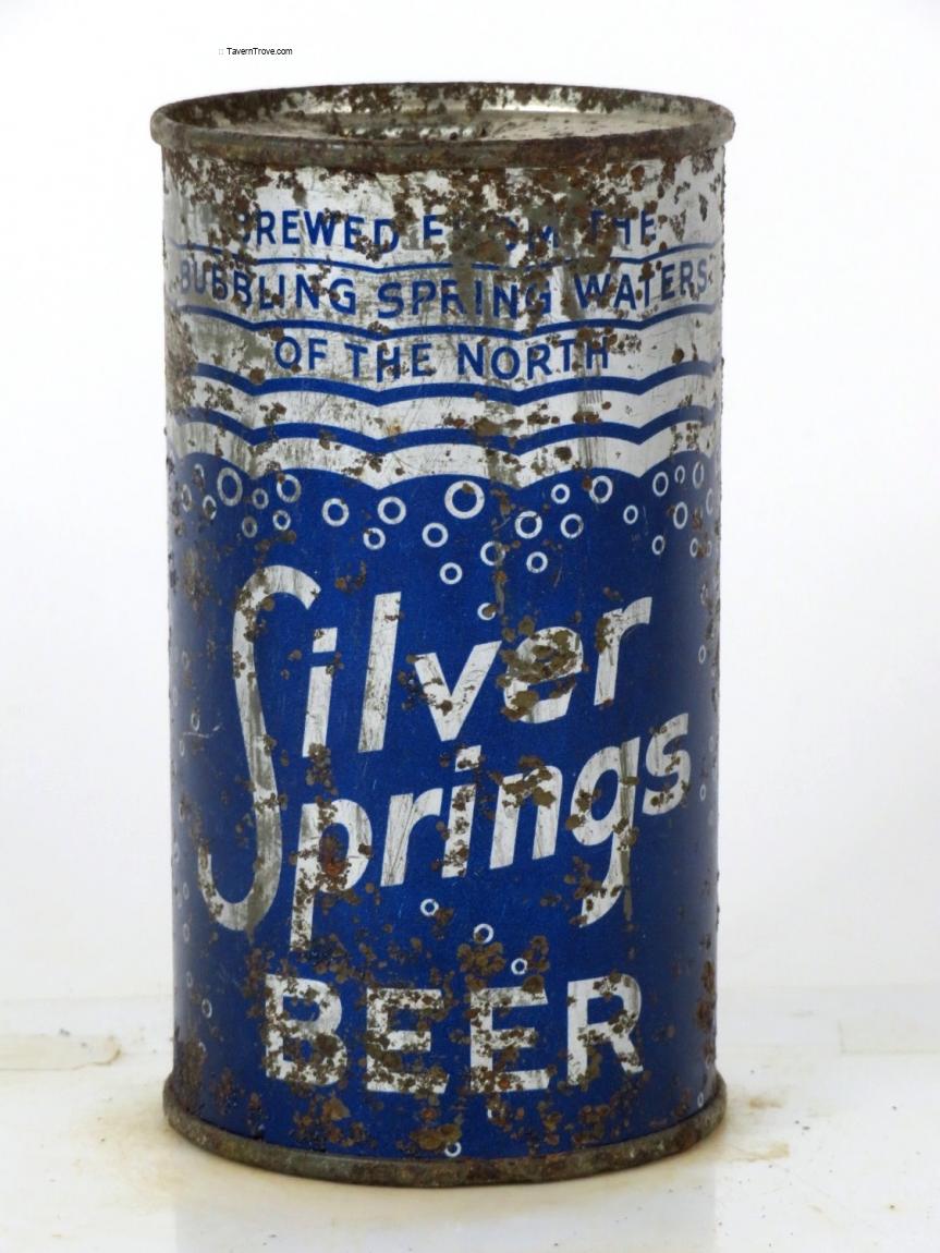 Item #1610 1936 Silver Springs Beer Flat Top Can OI-761