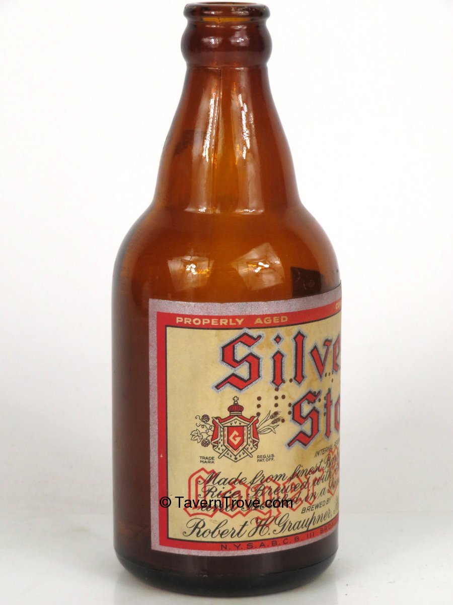 Item #1977 1935 Silver Stock Lager Beer Steinie Bottle