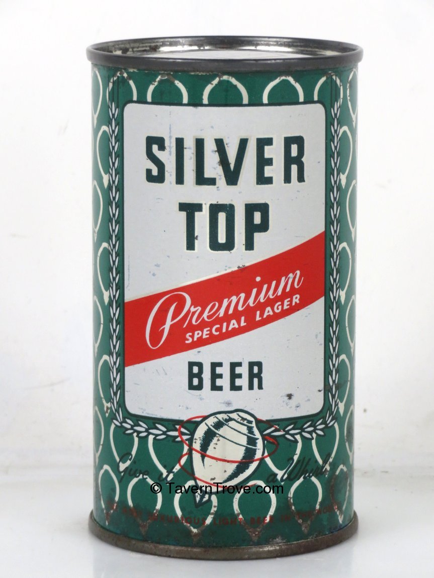 Item #96804 1952 Silver Top Beer Flat Top Can 134-22.2