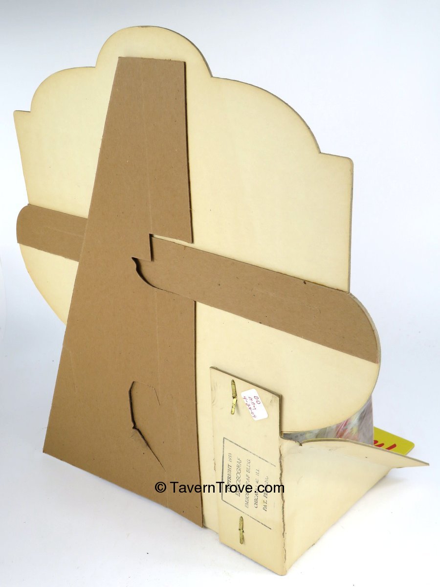 Item #94190 1962 Simon Pure Beer 6-Pack display Mixed Media Sign