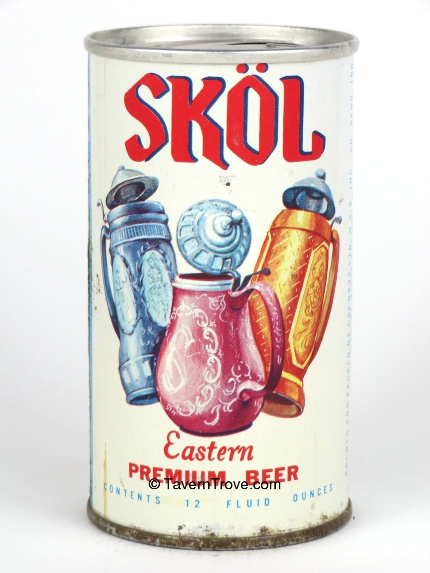Item #1318 1965 Skol Premium Beer Tab Top Can T125-04f