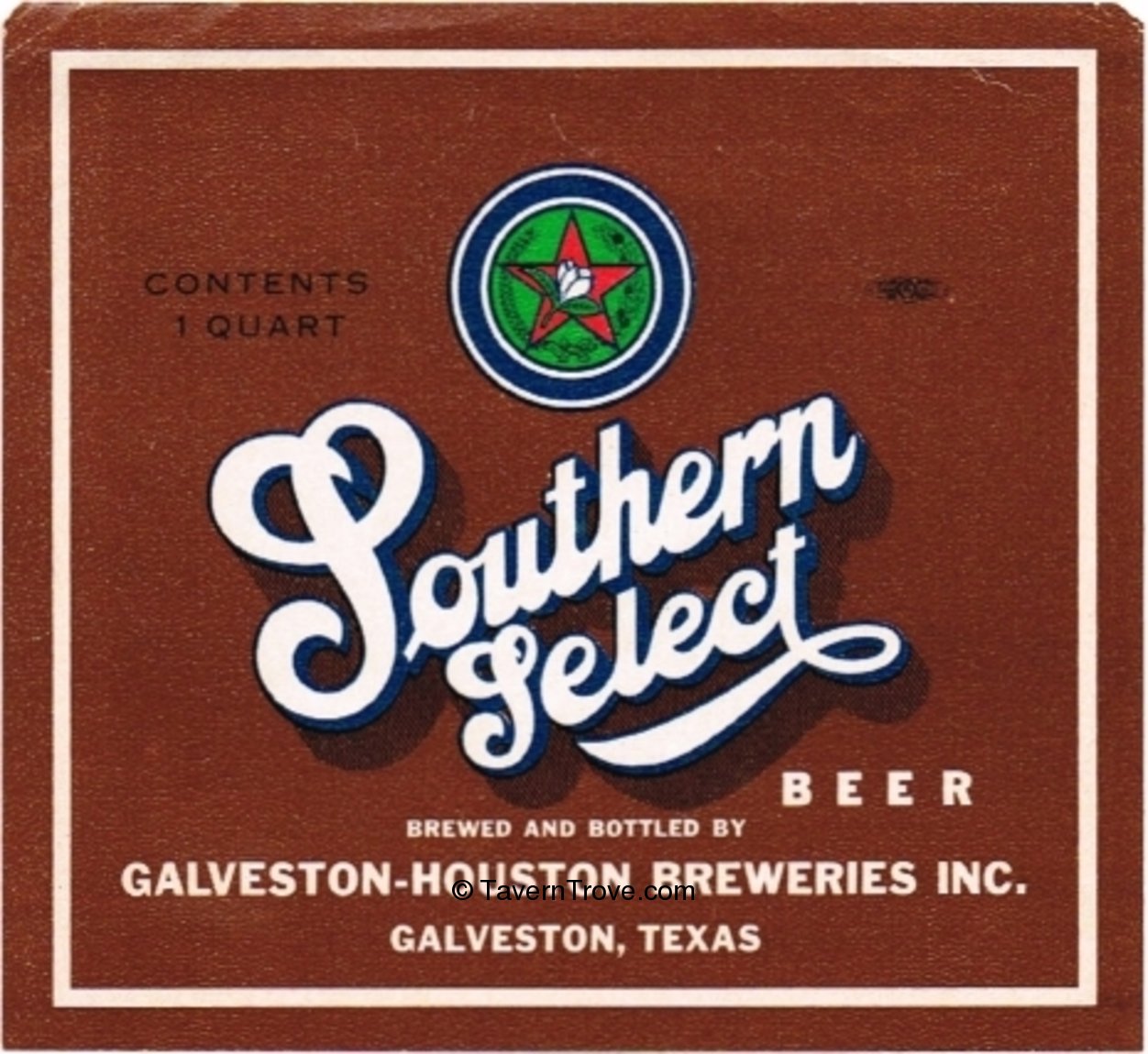 Item #44252 1950 Southern Select Beer Label