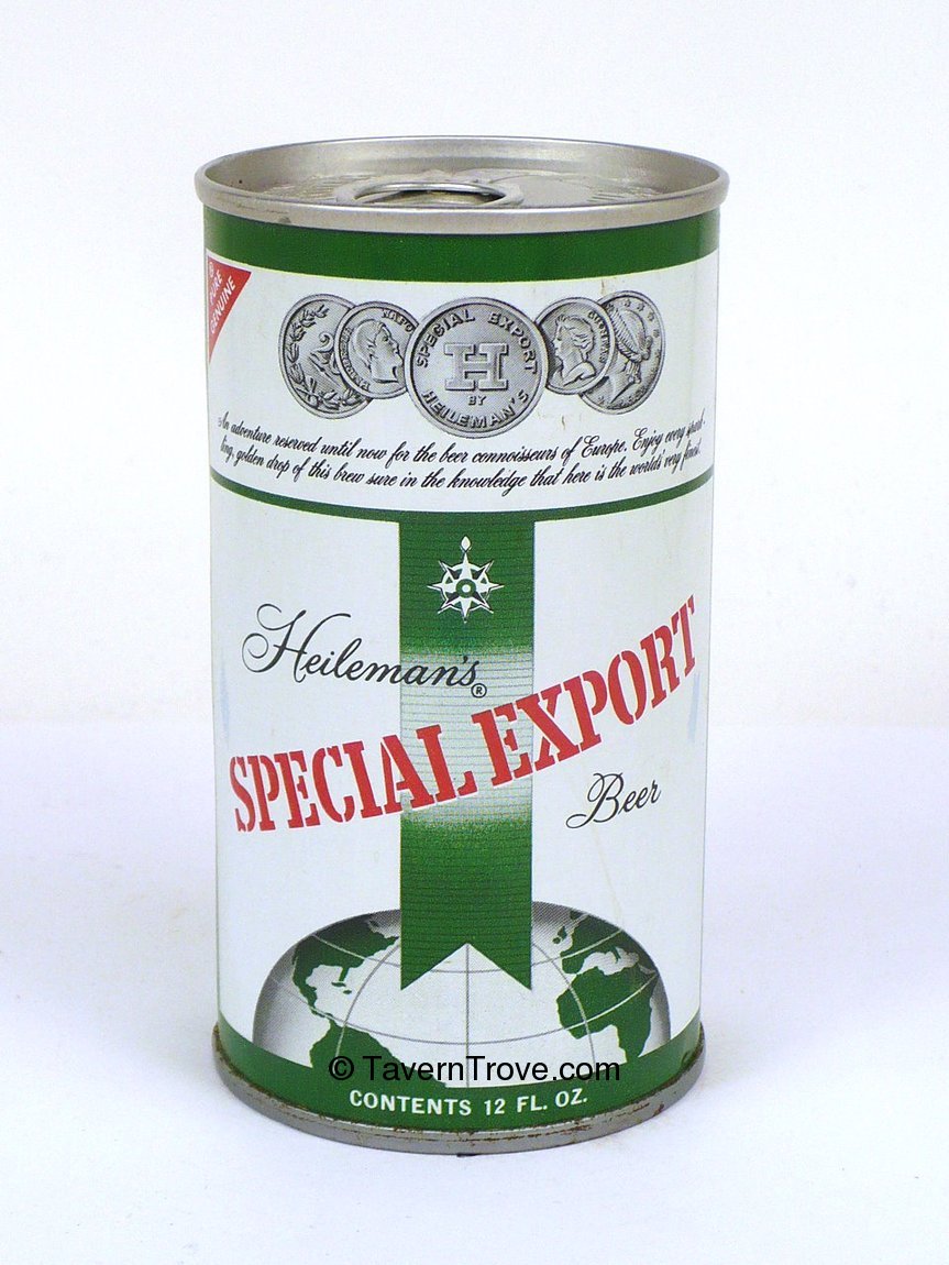 Item #17785 1973 Heileman's Special Export Beer Tab Top Can T75-30.2b