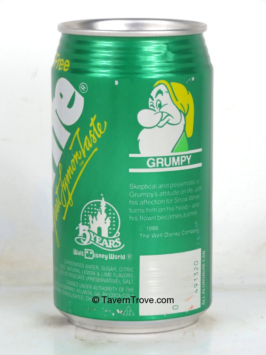 Item #101148 1980 Sprite Disney Snow White Grumpy 12oz Can Charlotte NC ...