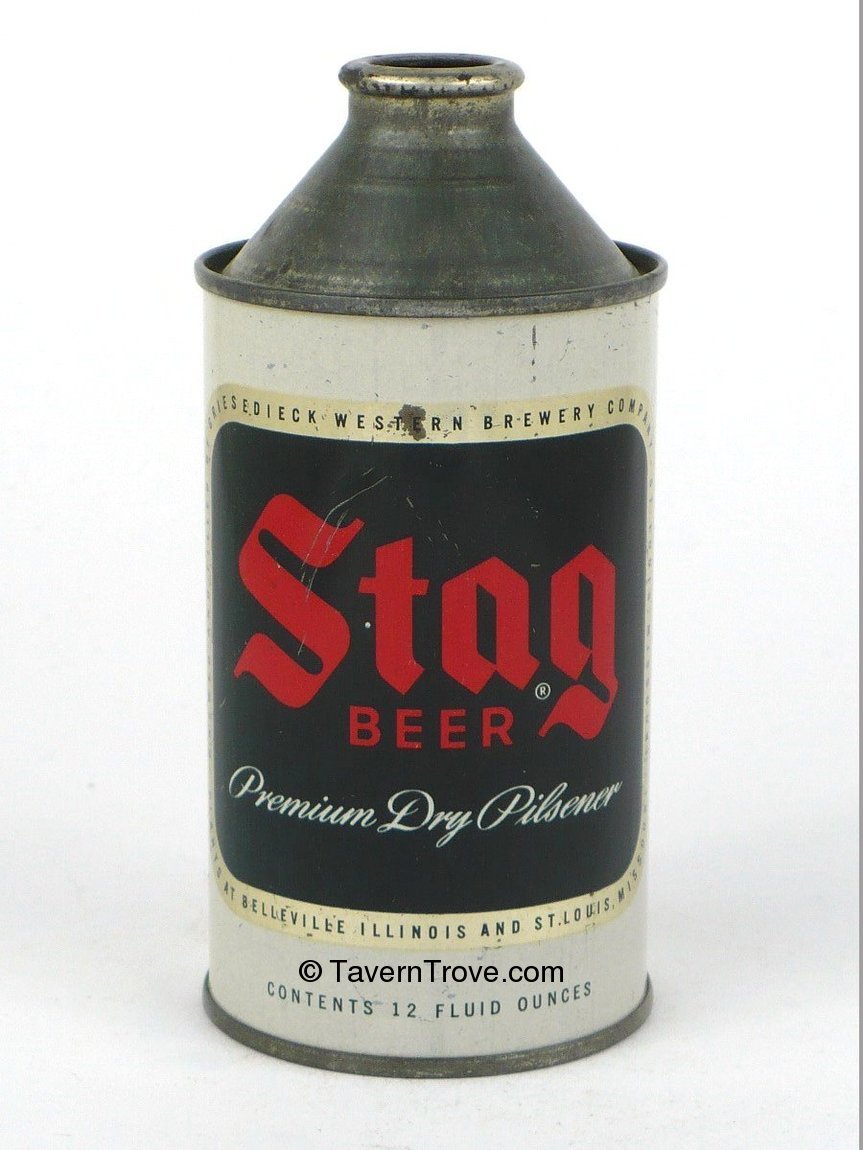 Item #13125 1950 Stag Beer Cone Top Can 186-03v Unpictured