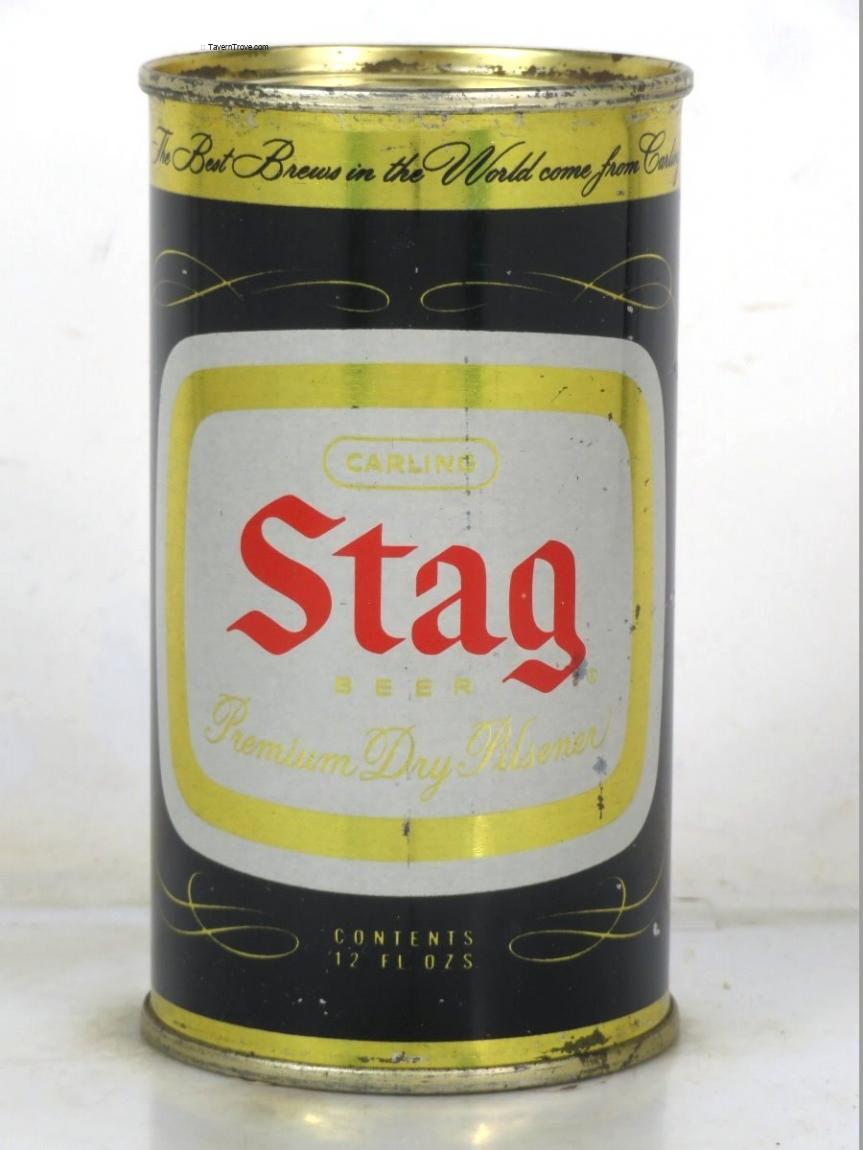 Item #38649 1958 Stag Beer Flat Top Can 135-21v2