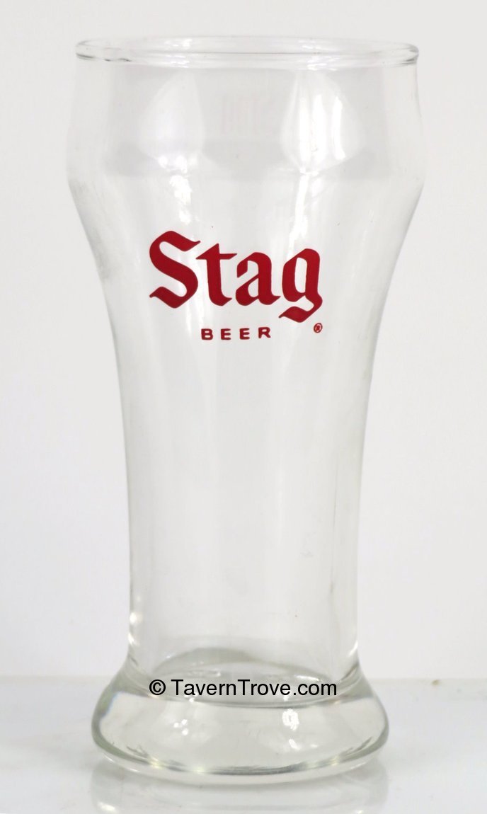 Item #95902 1960 Stag Beer ACL Drinking Glass
