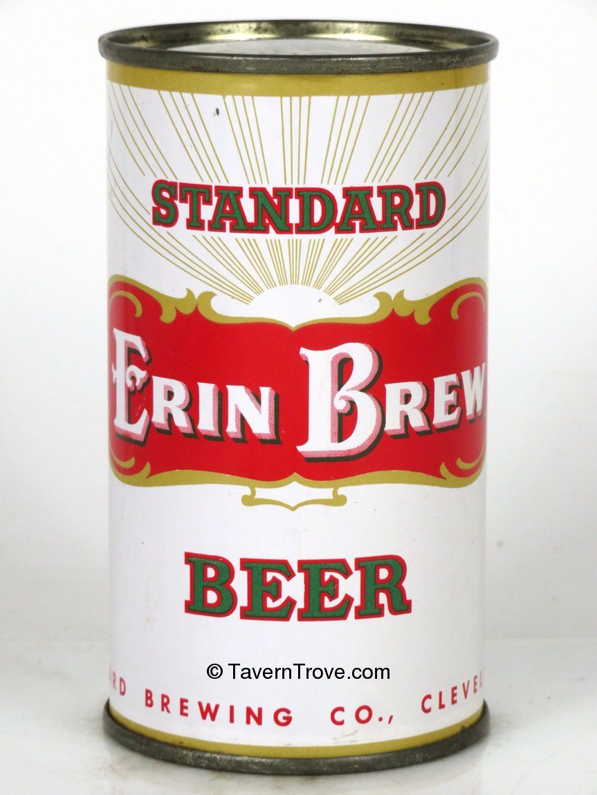 Item #21849 1950 Standard Erin Brew Beer Flat Top Can 60-09.2b