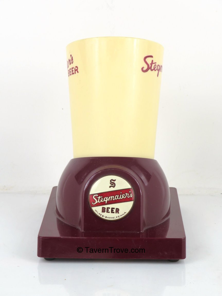 Item #96971 1940 Stegmaier's Beer Foam Scraper Holder