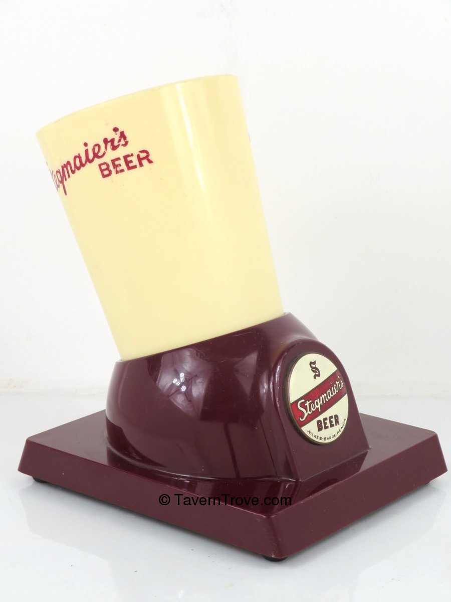 Item #96971 1940 Stegmaier's Beer Foam Scraper Holder