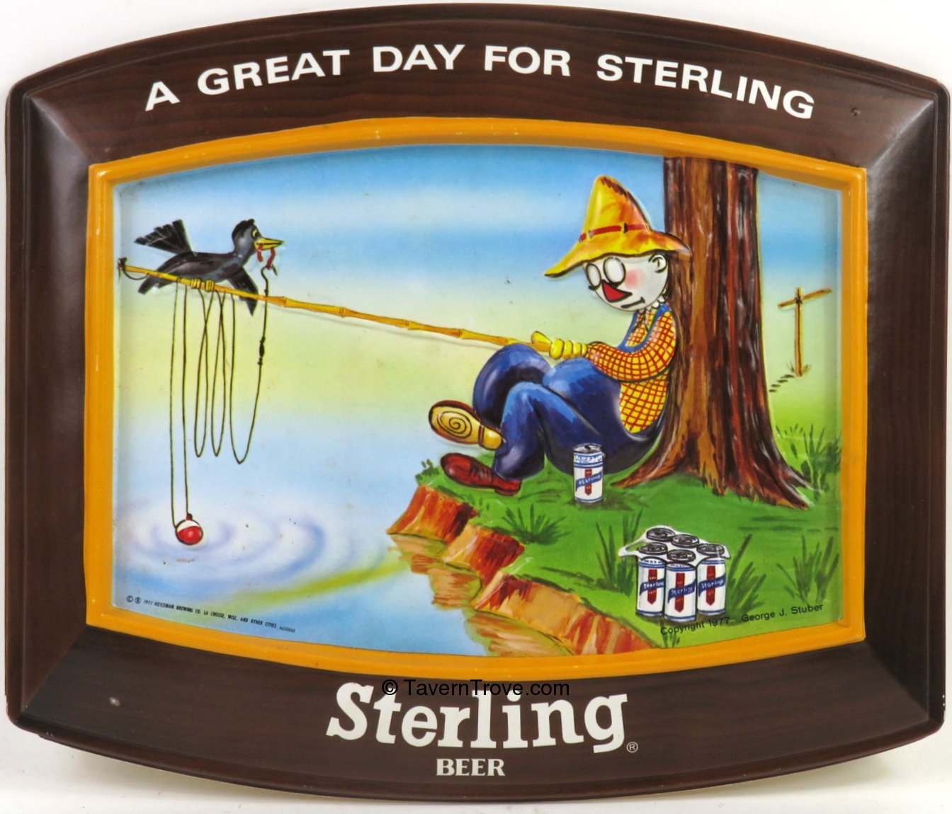 Item #95762 1977 Sterling Beer Sign
