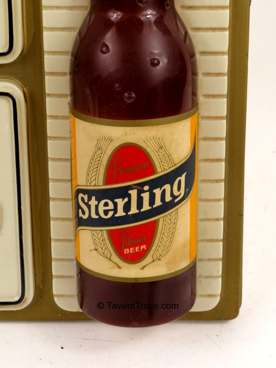 Item #95825 1977 Sterling Beer Sign