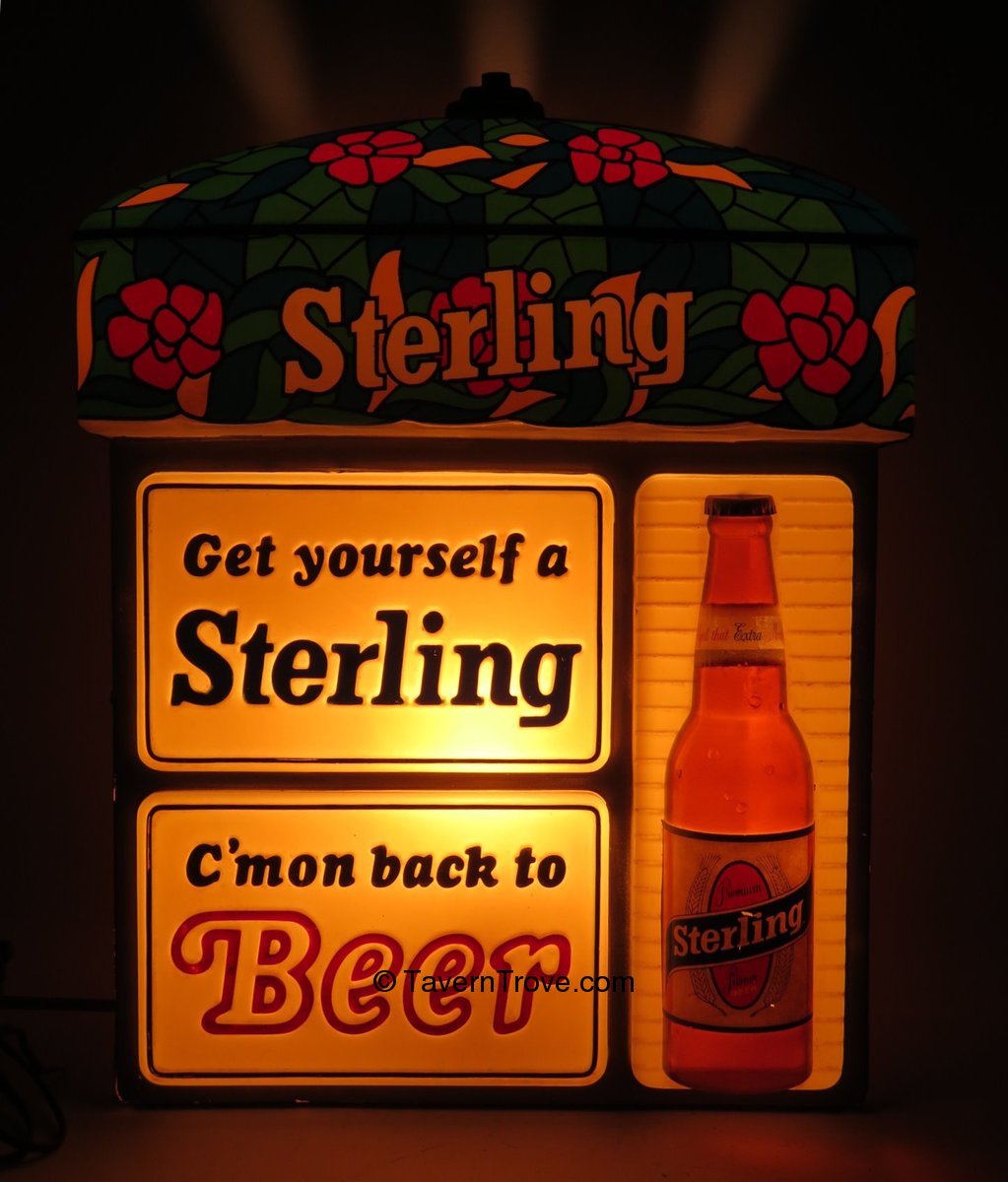 Item #95825 1977 Sterling Beer Sign