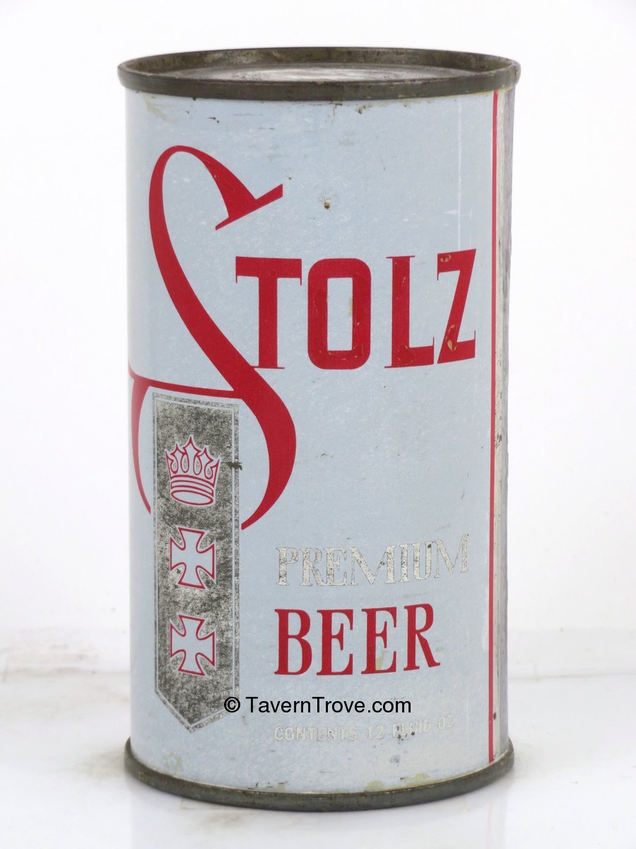 Item #608 1960 Stolz Premium Beer Flat Top Can 137-02