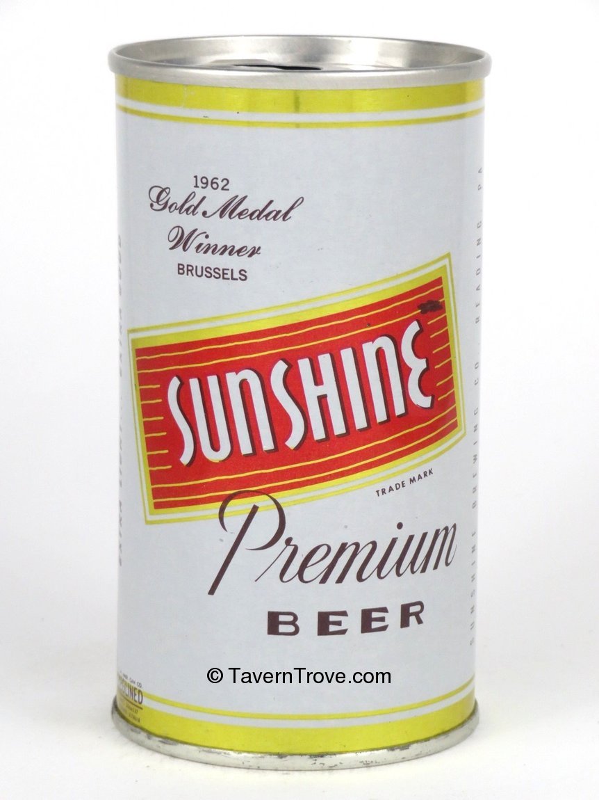 Item #49715 1964 Sunshine Premium Beer Tab Top Can T129-21