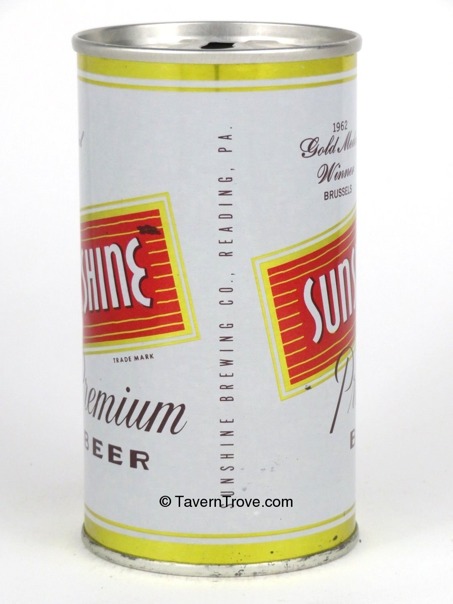 Item #49715 1964 Sunshine Premium Beer Tab Top Can T129-21