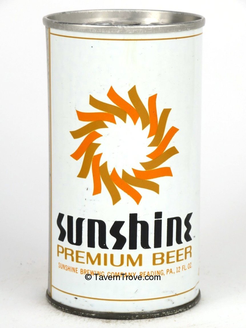 Item #94113 1965 Sunshine Premium Beer Tab Top Can T129-24z