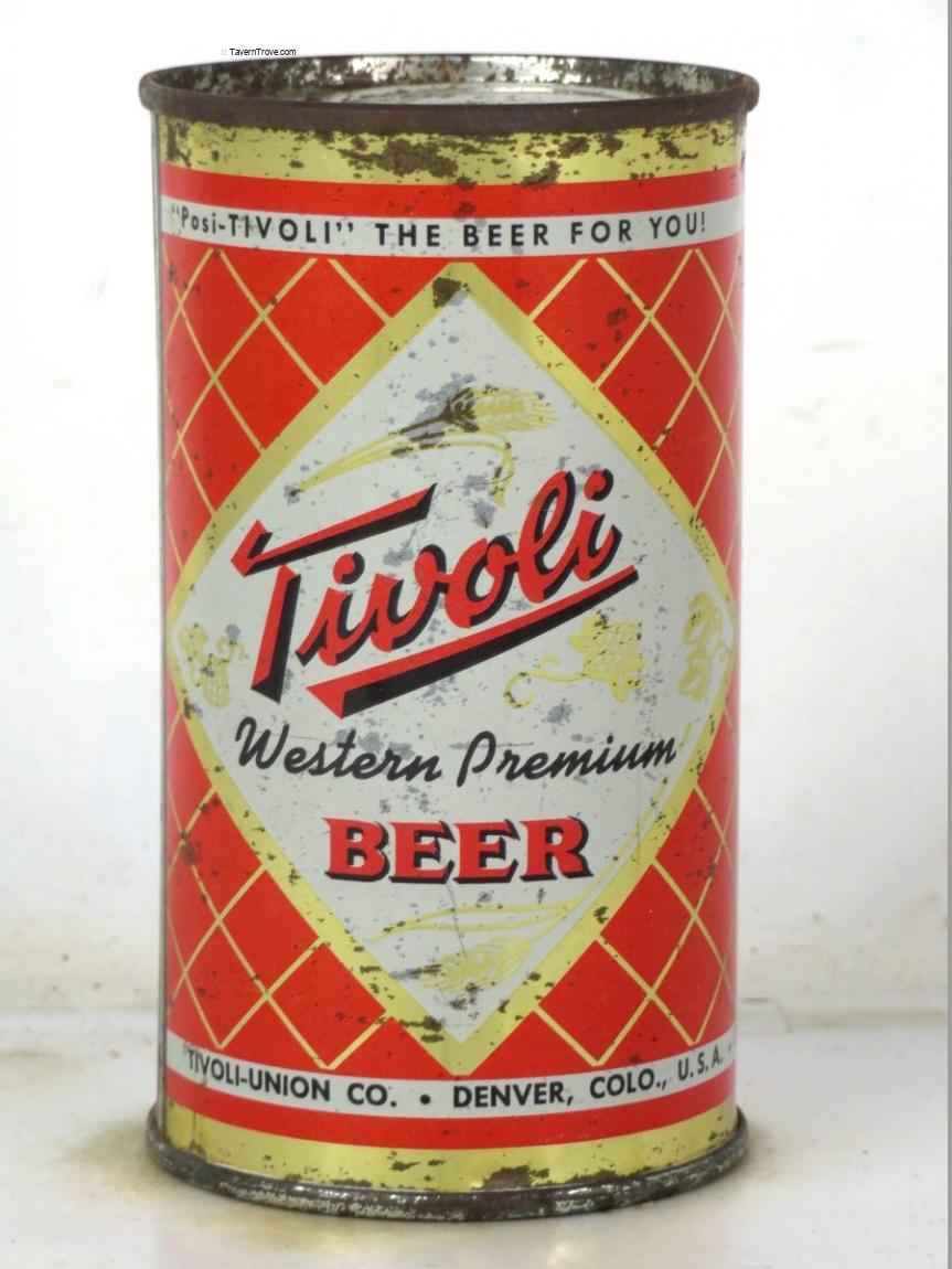 Item #282 1950 Tivoli Western Premium Beer Flat Top Can 138-35