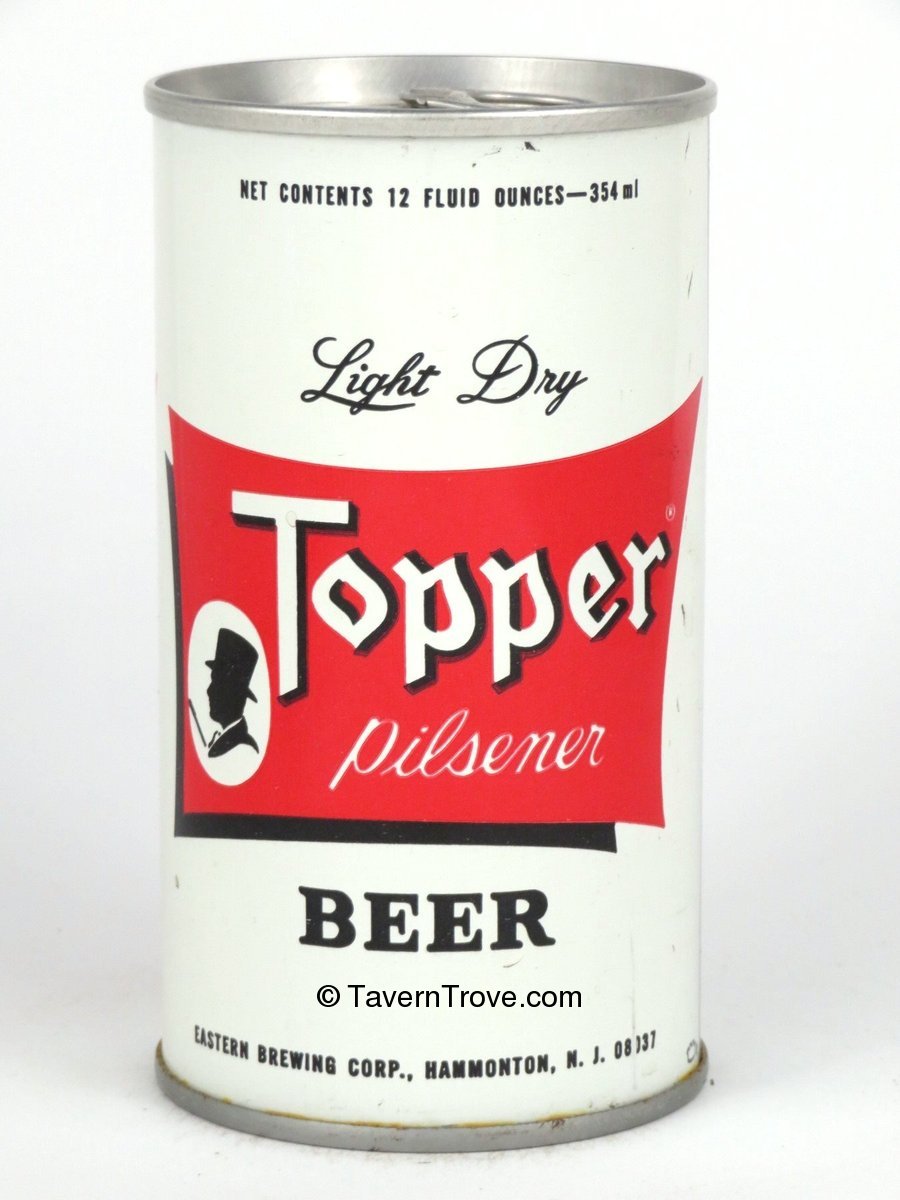 Item #49697 1972 Topper Pilsner Beer Tab Top Can T130-27v