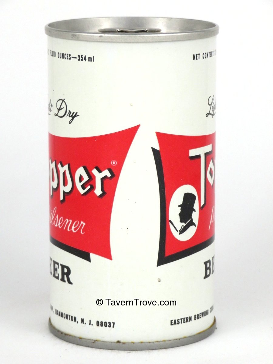 Item #49697 1972 Topper Pilsner Beer Tab Top Can T130-27v