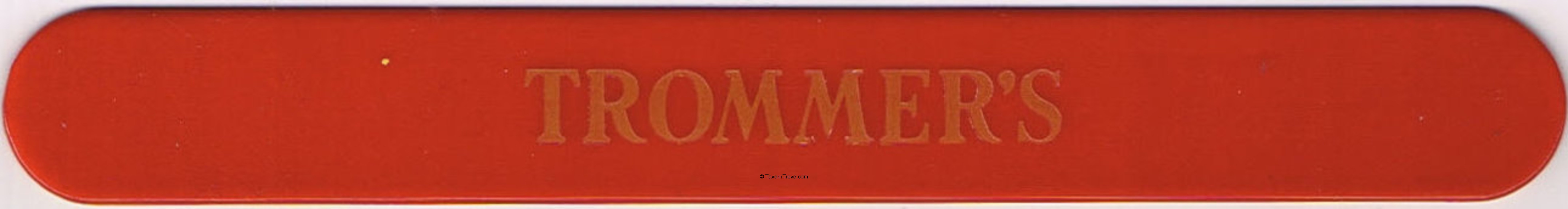 Item #16565 1946 Trommer's Beer Foam Scraper