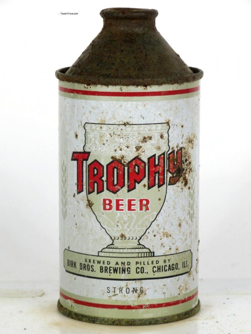 Item #97222 1948 Trophy Beer Flat Top Can 187-11