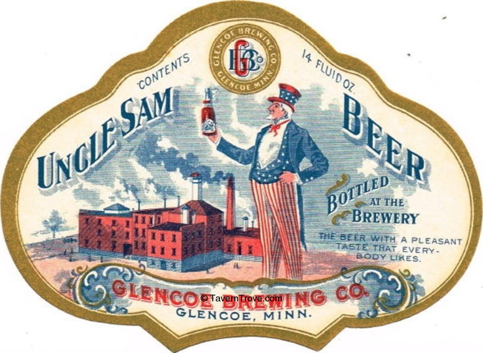 Item #17620 1905 Uncle Sam Beer Label CS83-20