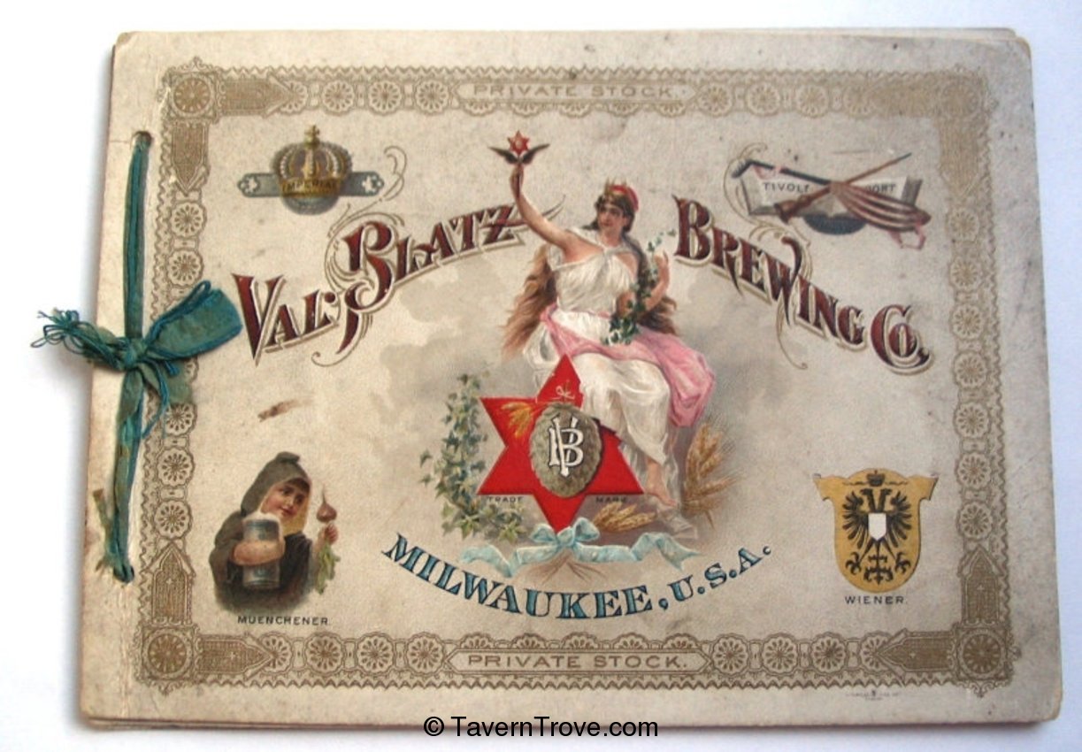 Item #82086 1885 Val. Blatz Brewing Co. Booklet