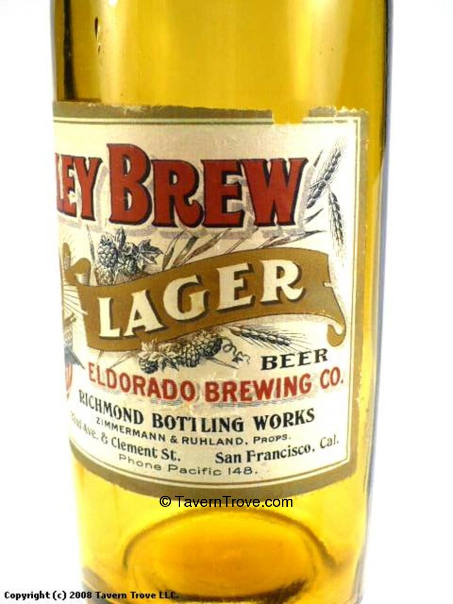 Item #46614 1907 Valley Brew Lager Beer Bottle