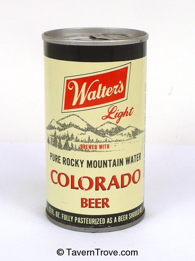 Item #28537 1971 Walter's Light Colorado Beer" Tab Top Can T133-25