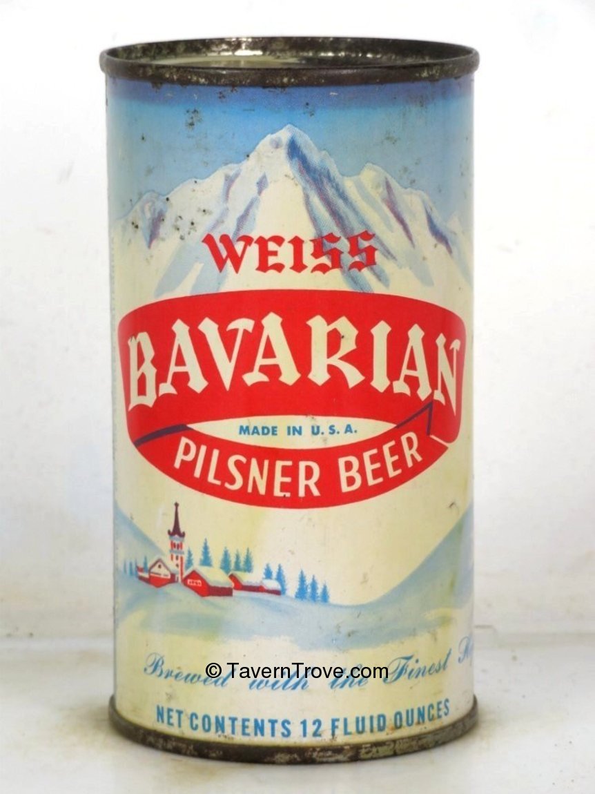 Item #26471 1959 Weiss Bavarian Pilsener Beer Flat Top Can 35-05