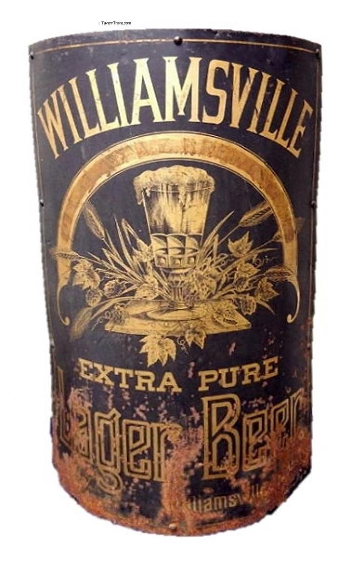 Item #87215 1889 Williamsville Brewing Co. corner sign Corner Sign