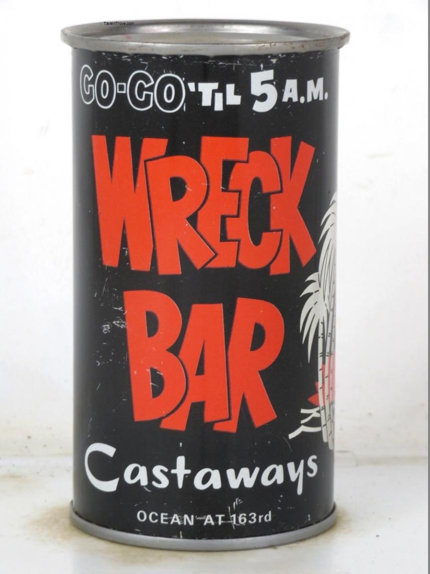 Item #29639 1970 Wreck Bar Maraca Miami Florida Flat Top Can