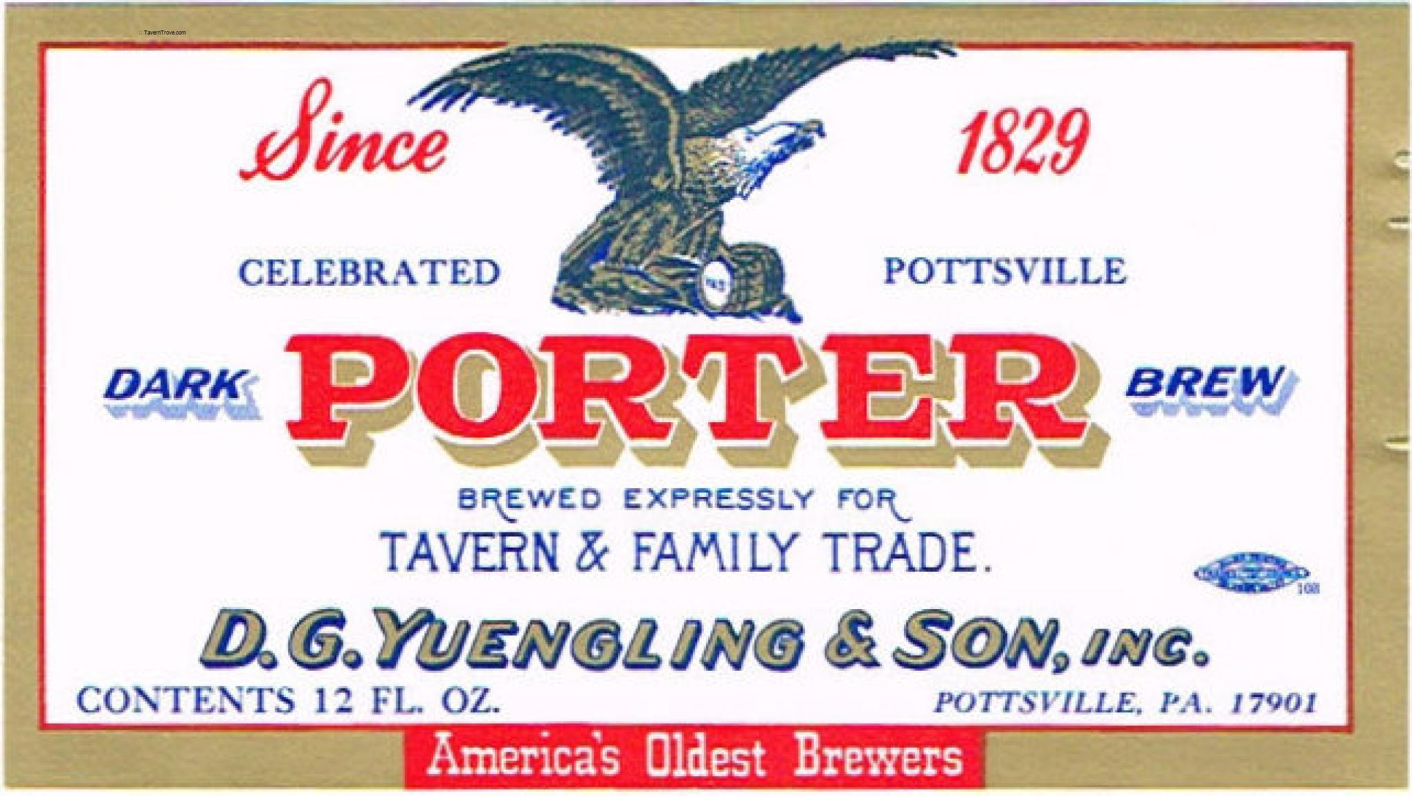 Item #47601 1978 Yuengling Porter Label