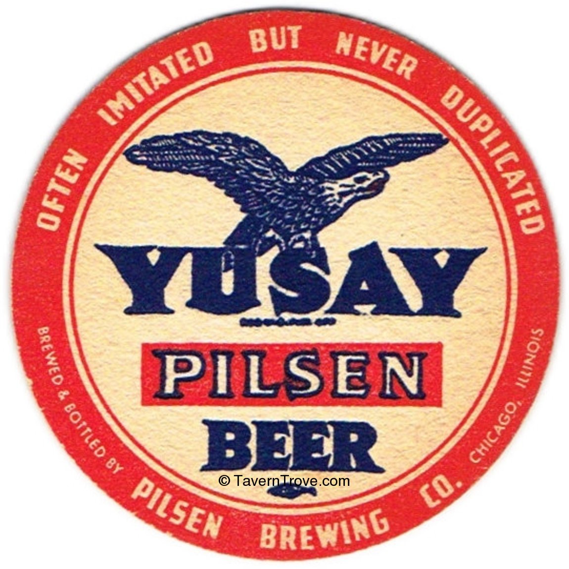 Item #8465 1952 Yusay Pilsen Coaster IL-PIL-10