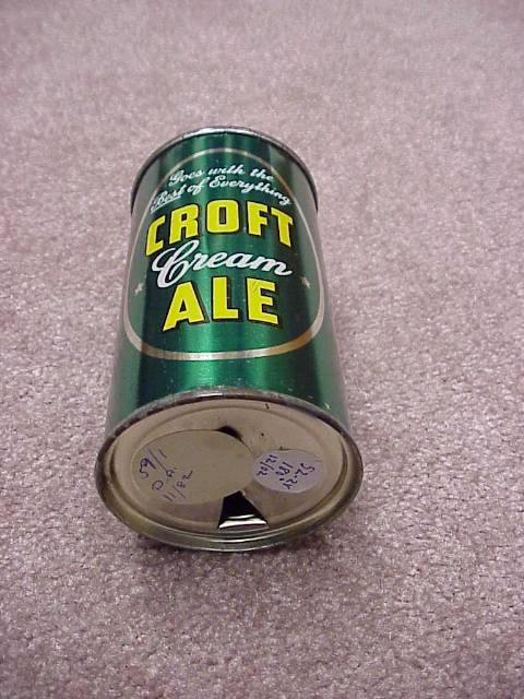 Item #32032 1954 Croft Cream Ale Flat Top Can 52-26