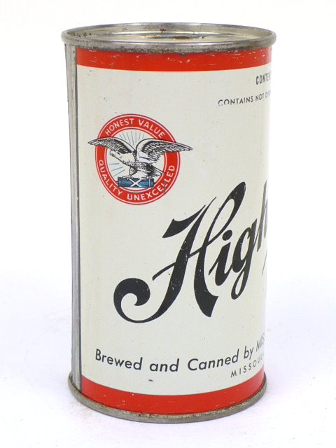 Item #59863 1950 Highlander Beer Flat Top Can 82-10