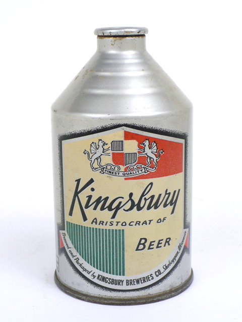Item #59934 1950 Kingsbury Beer Crowntainer 196-15