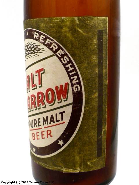 Item #44915 1953 Malt Marrow Pure Malt Beer Bottle