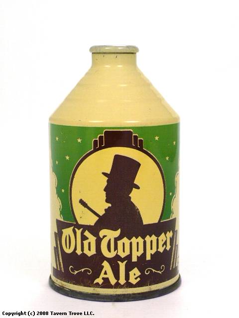 Item #38533 1952 Old Topper Ale Crowntainer 197-33