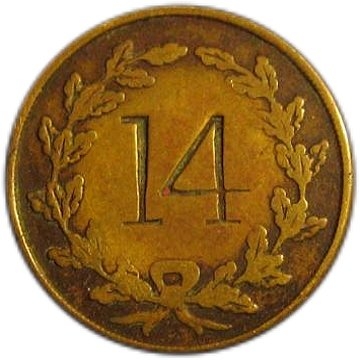 Item #77861 1863 Philip Best Lager Beer Token