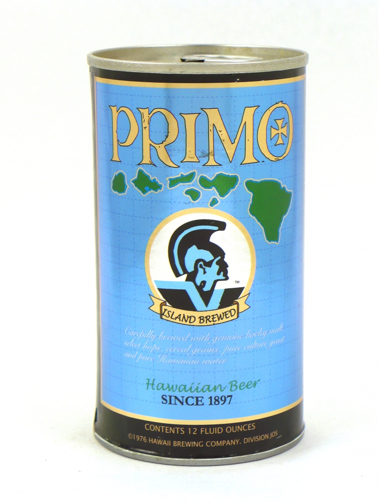 Item #86241 1976 Primo Hawaiian Beer test can Tab Top Can No Ref.