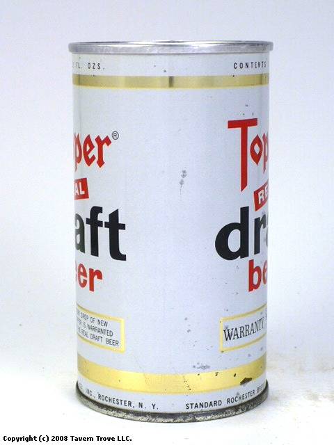 Item #46529 1965 Topper Real Draft Beer Tab Top Can T130-35